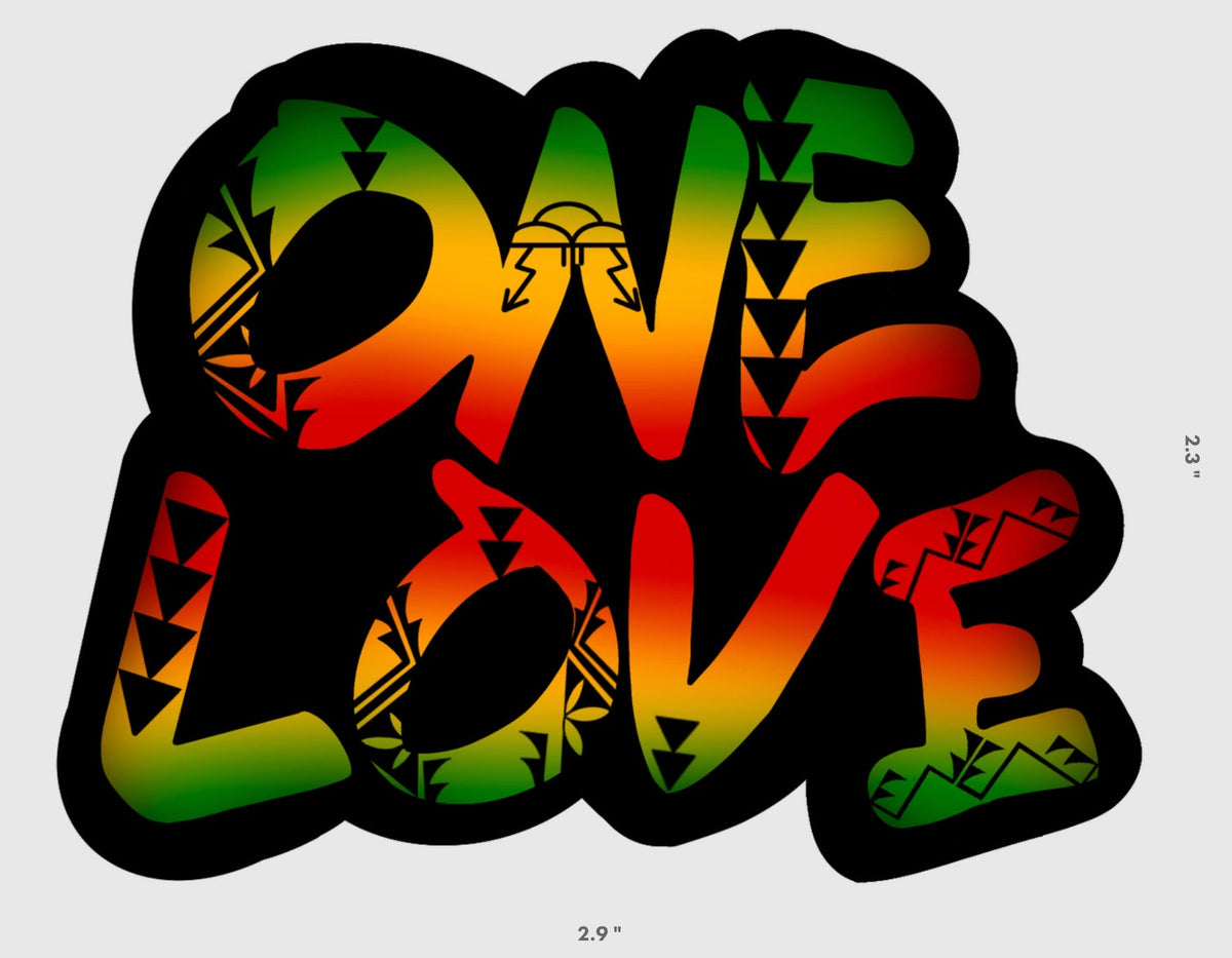 One Love Sticker – Sunturquoise